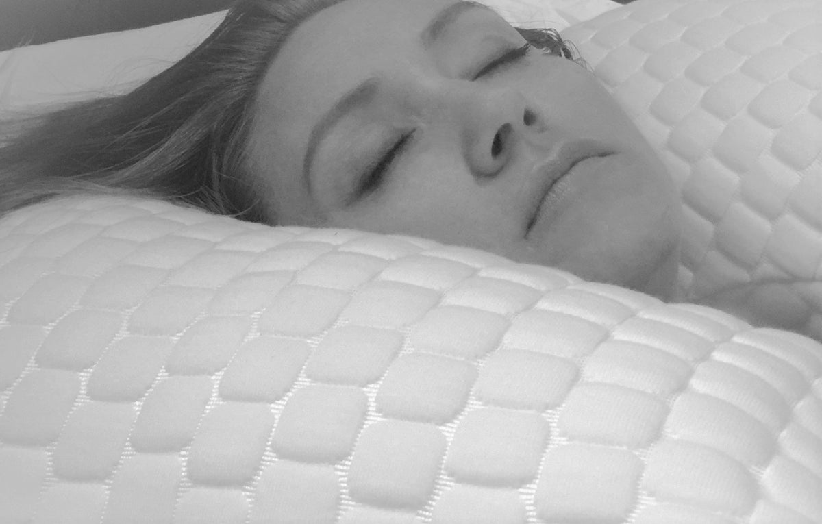 The Remnu pillow provides an ideal shape for back and side sleepers